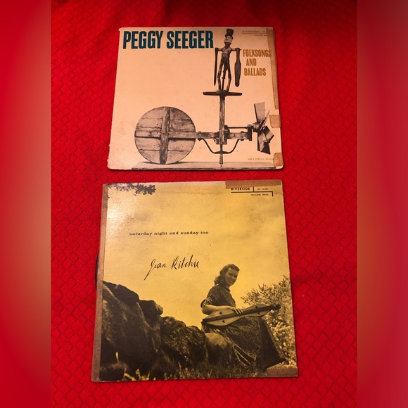 Media | Riverside Peggy Seeger And Jean Ritchie Vinyl Records Folk Songs Ballads Read | Poshmark